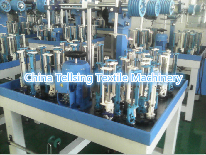 top quality elastic rope braiding machine maker tellsing for cowboy,shoe,garments etc.