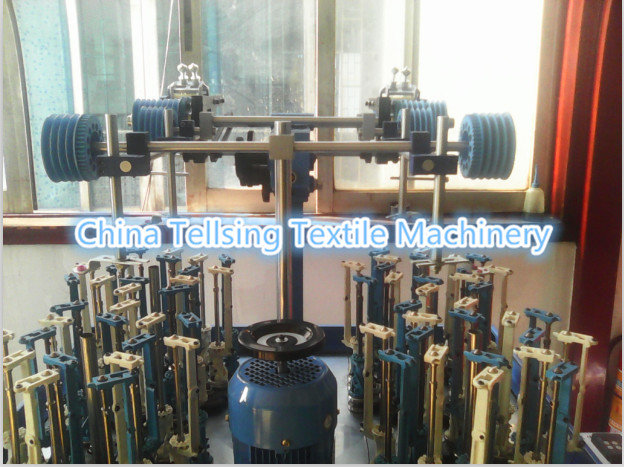 top quality elastic rope braiding machine maker tellsing for cowboy,shoe,garments etc.