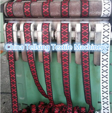 top quality mattress edge ribbon machine China manufacturer Tellsing for weaving factory