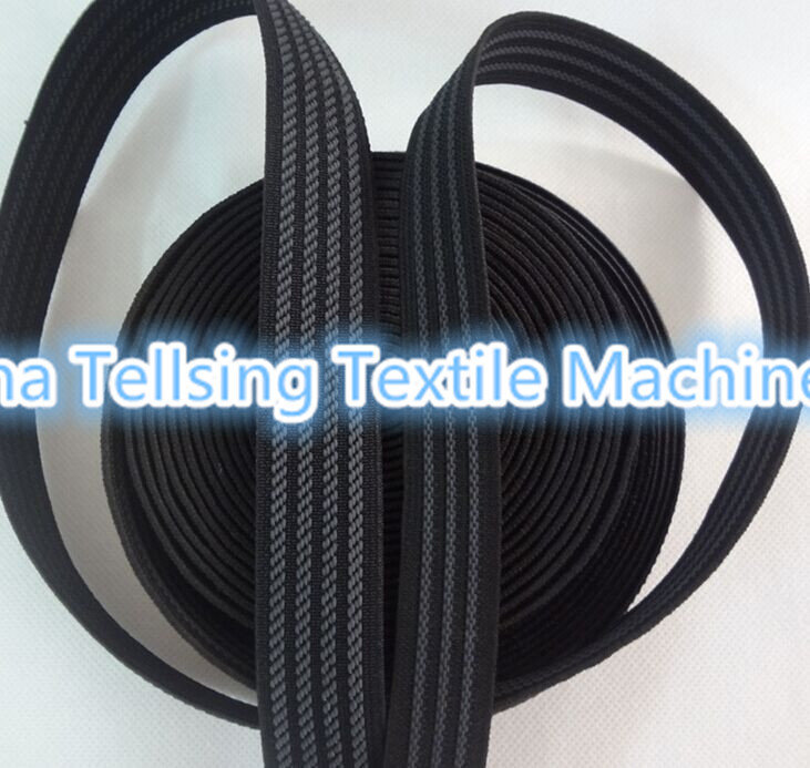 top quality elastic webbing machine China company Tellsing for textile fabric factory