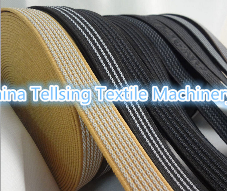 top quality elastic webbing machine China company Tellsing for textile fabric factory