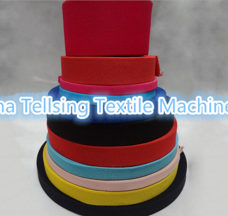 top quality elastic webbing machine China company Tellsing for textile fabric factory