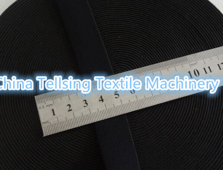 top quality elastic webbing machine China company Tellsing for textile fabric plant