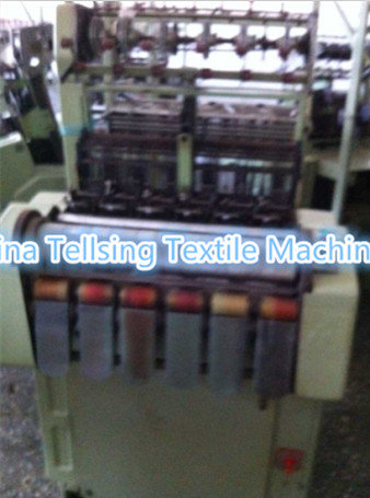 good quality used 6/55 needle loom machine for elastic or inelastic webbing or ribbon