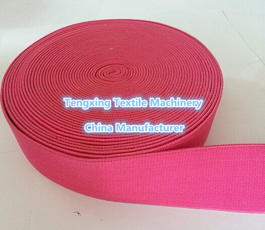 good quality China coiler machine plant for packing cotton ribbon,elastic webbing