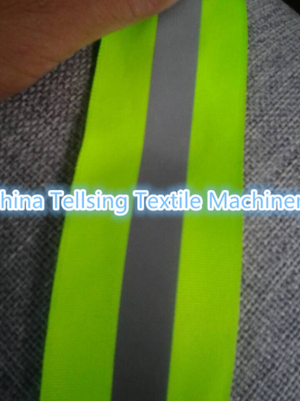 top quality 25mm reflective band machine China supplier Tellsing for textile fabric plant