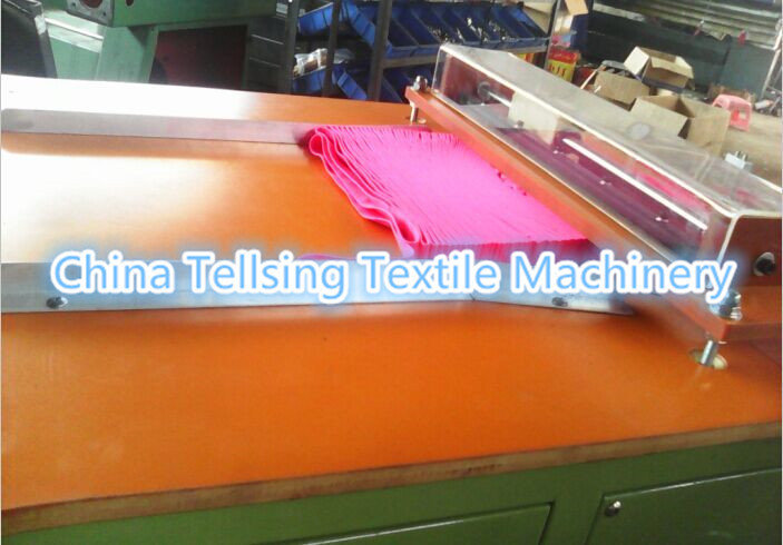 good quality horizontal elastic webbing packing machine China factory for textile plant