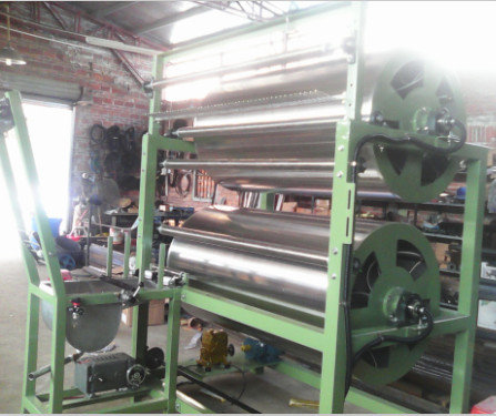 top quality electric heating starching ironing machine China exporter Tellsing for webbing