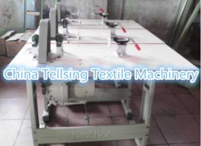 good quality bobbin rolling machine for packing ribbon,webbing,stripe,riband,belt etc.