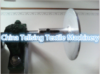 good quality bobbin rolling machine for packing ribbon,webbing,stripe,riband,belt etc.