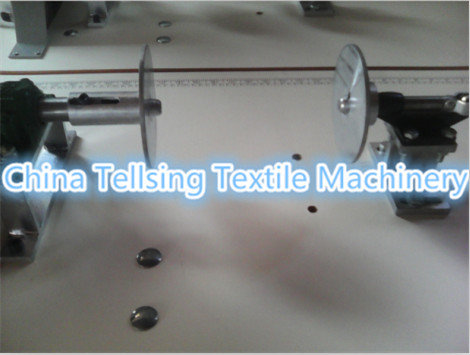 good quality bobbin rolling machine for packing ribbon,webbing,stripe,riband,belt etc.