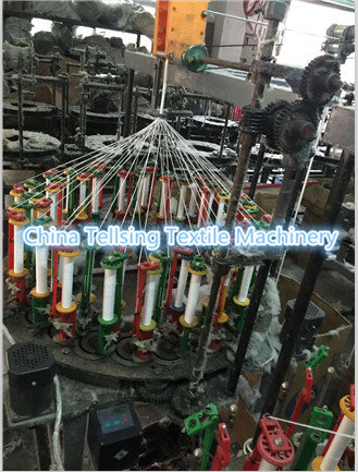 good quality used middle-speed 48 spindle braiding machine for weaving rope,webbing etc.