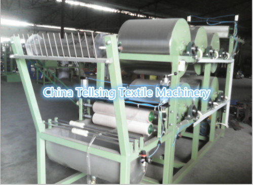 top quality 6 cylinders  finishing and starching machine for woven ribbon, elastic webbing,belt China factory Tellsing