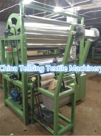 top quality 2 cylinders finishing and starching machine for woven ribbon, elastic webbing,belt China factory Tellsing