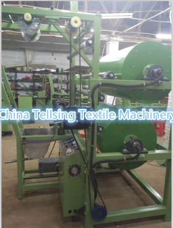 top quality 2 cylinders finishing and starching machine for woven ribbon, elastic webbing,belt China factory Tellsing