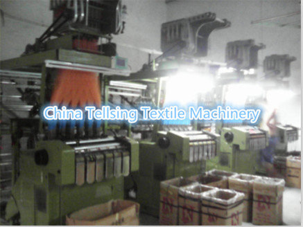 TS6/55 320N jacquard loom machine for making elastic or inelastic ribbon China factory Tellsing for weaving company