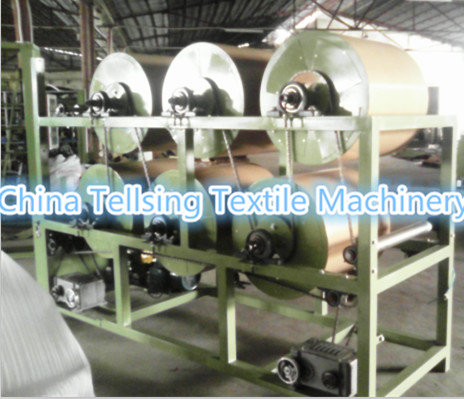 top quality 6 cylinders  finishing and starching machine for woven ribbon, elastic webbing,belt China factory Tellsing