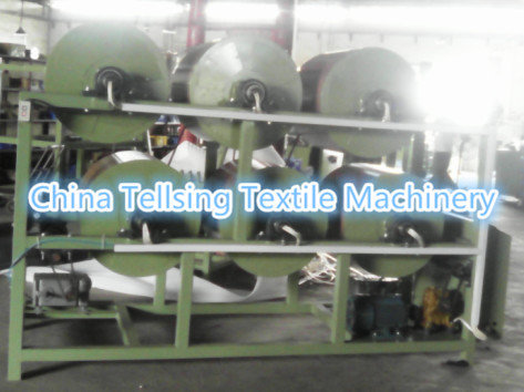 top quality 6 cylinders  finishing and starching machine for woven ribbon, elastic webbing,belt China factory Tellsing