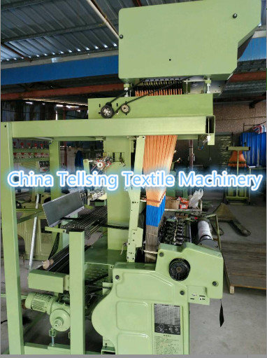 good quality needle loom machine with jacquard  for label logo weaving China factory tellsing textile loom machinery