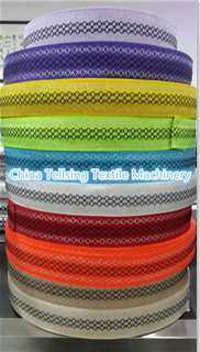 coiling machine in sales for packing ribbon,webbing,strap,riband,band,belt,elastic tape