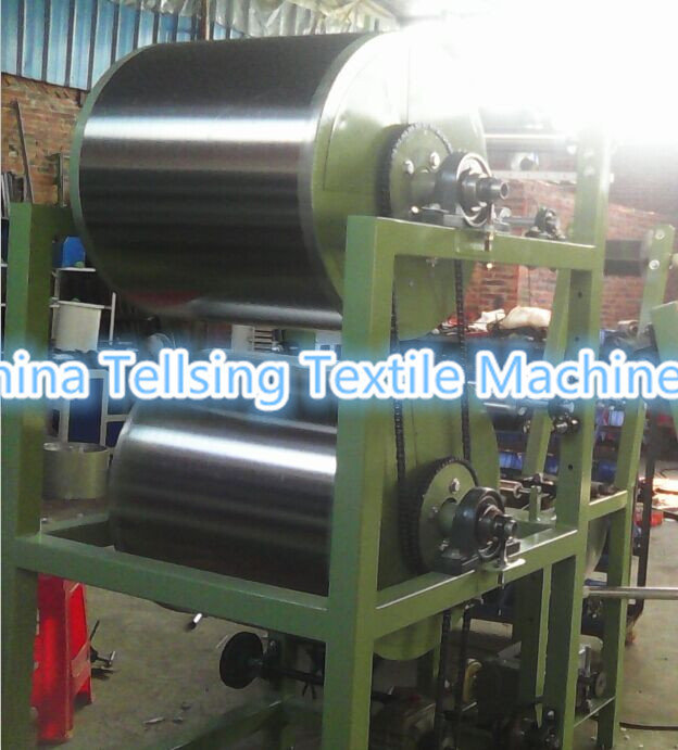 top quality 2 cylinders  finishing and starching machine for zipper tape, elastic webbing,belt China factory Tellsing