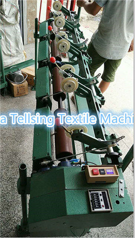 good quality bobbin machine 4 heads with counter for rewinding nylon thread China factory Tellsing loom machinery