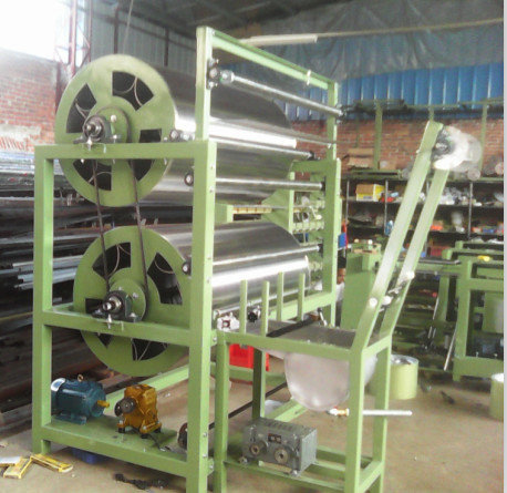 top quality 2 cylinders finishing and starching machine electric heating  for zipper tape, ribbon lace,webbing sling