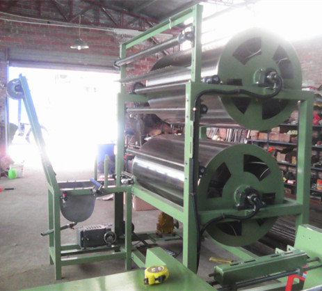 top quality 2 cylinders finishing and starching machine electric heating  for zipper tape, ribbon lace,webbing sling