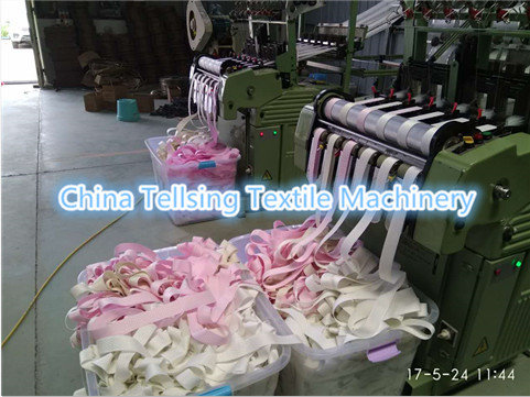 top quality elastic and inelastic ribbon machine China manufacturer Tellsing supply for  webbing strap weaving factory