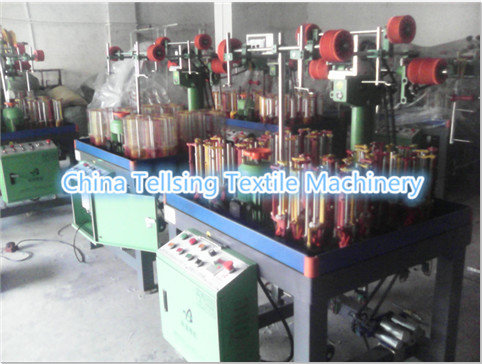 top quality elastic rope braiding machine China supplier  tellsing for making strap,strip,sling,lace,belt,band,tape etc.