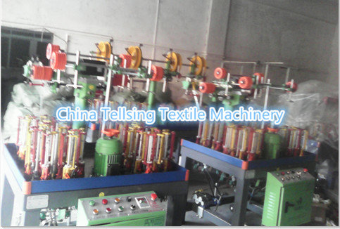 top quality elastic rope braiding machine China supplier  tellsing for making strap,strip,sling,lace,belt,band,tape etc.