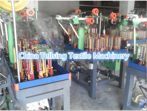 top quality elastic rope braiding machine China supplier  tellsing for making strap,strip,sling,lace,belt,band,tape etc.