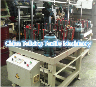 top quality elastic rope braiding machine China supplier  tellsing for making strap,strip,sling,lace,belt,band,tape etc.