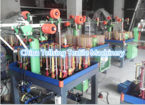 top quality elastic rope braiding machine China supplier  tellsing for making strap,strip,sling,lace,belt,band,tape etc.