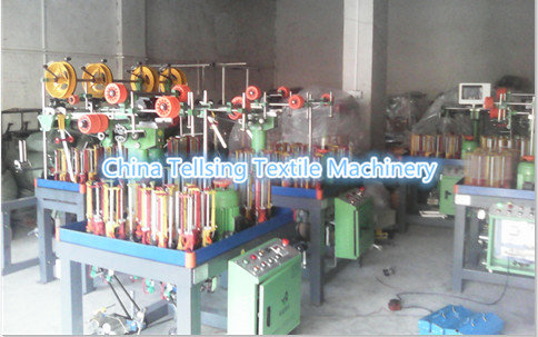 top quality elastic rope braiding machine China supplier  tellsing for making strap,strip,sling,lace,belt,band,tape etc.
