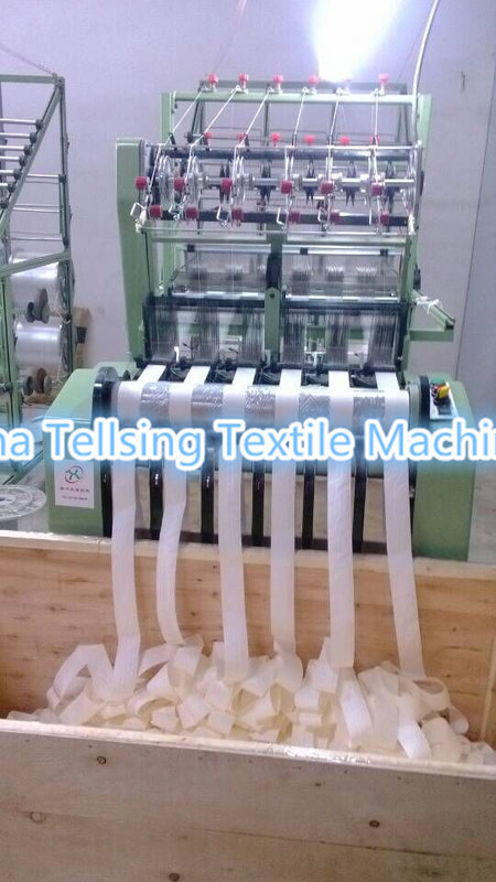 top quality needle loom machine  China manufacturer Tellsing for mattress,furniture ribbon strap,tape,lace weaving plant