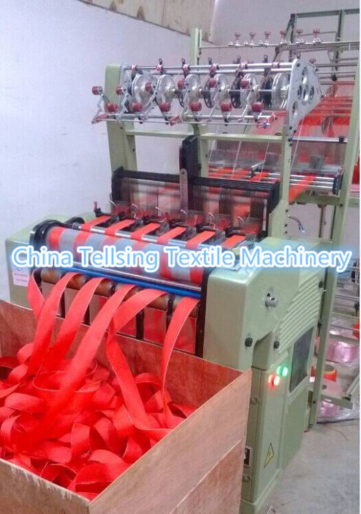 top quality needle loom machine  China manufacturer Tellsing for mattress,furniture ribbon strap,tape,lace weaving plant
