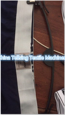 good quality tellsing brand crochet elastic tape machine for cowboy,shoe,leather,garments