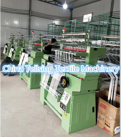 good quality tellsing brand crochet elastic tape machine for cowboy,shoe,leather,garments