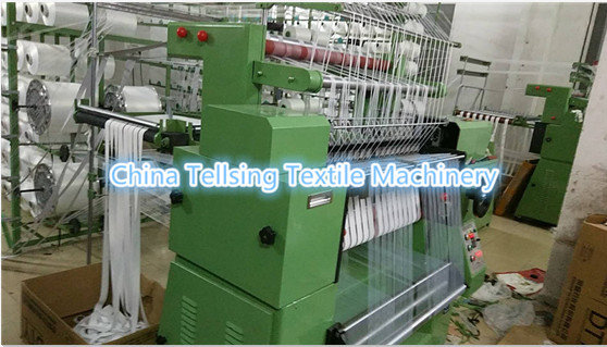 good quality tellsing brand crochet elastic tape machine for cowboy,shoe,leather,garments