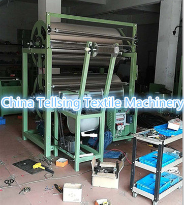 top quality 8 cylinders finishing and starching machine electric heating  for zipper tape, ribbon lace,webbing sling