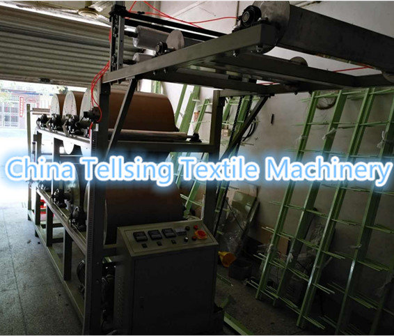 top quality 6 cylinders finishing and starching machine electric heating  for zipper tape, ribbon lace,webbing sling