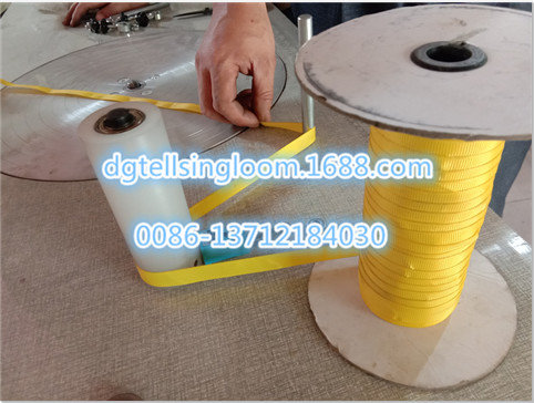 good quality China coiling machine in sales for packing cotton ribbon,riband,elastic strip