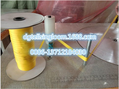 good quality China coiling machine in sales for packing cotton ribbon,riband,elastic strip
