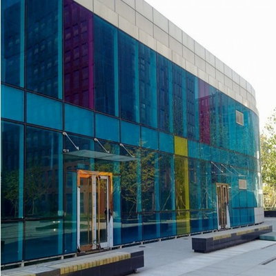 China Reflective Laminated Window Glass For Curtain Wall Flexible Interlayer supplier