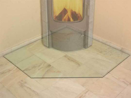 China BS6206 Certification Small Glass Fireplace , Glass Hearths For Stoves supplier
