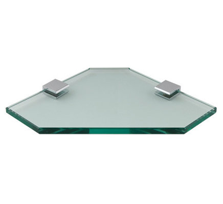 China Diamond Shape Custom Shower Shelves For Bathroom Corner Green supplier