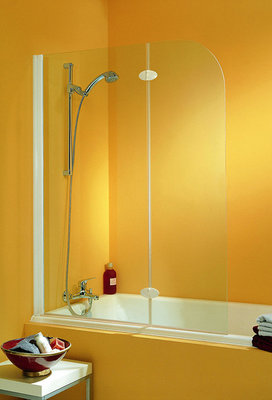 Tempered Frameless Shower Enclosure Glass 1400x800 Mm High Polished Edges supplier