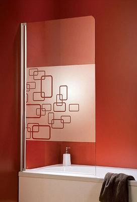 No Frame Glass Shower Doors , Tub Door Glass Thermal Stability supplier