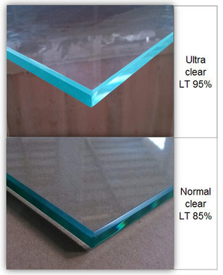 BS EN12150 Standard Tempered Door Glass High Strength Extra Clear supplier